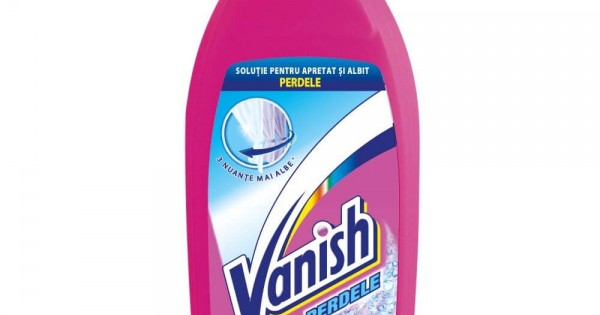 Solutie pentru Albirea Perdelelor Vanish, 500 ml, Solutie pentru Perdele, Detergent pentru ...